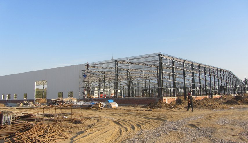 Steel Structure Logistics warehouse built for Hisense in China