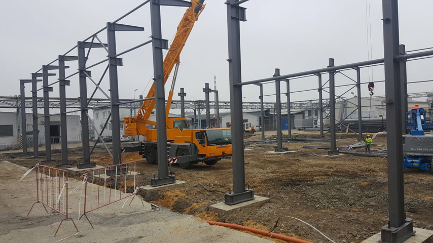 Czech Republic Project - Pre Engineered Steel Frame Structure