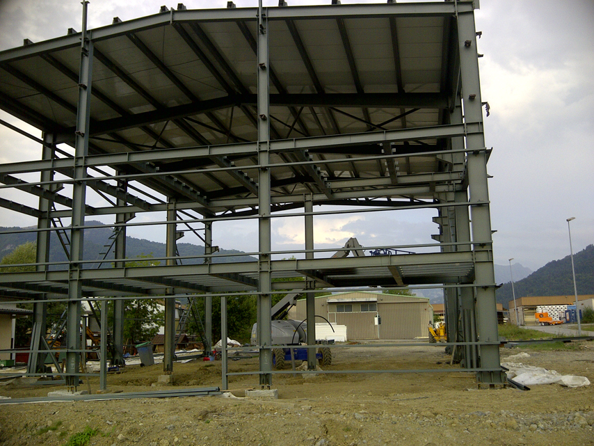France Project - Prefab Steel Warehouse with Partial Mezzanine