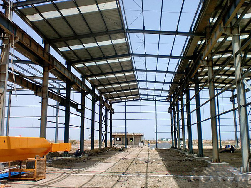 Senegal Project - Steel Structure Workshop with Crane