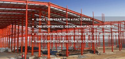China Steel Structure Warehouse, Workshop, Prefabricated Steel Building